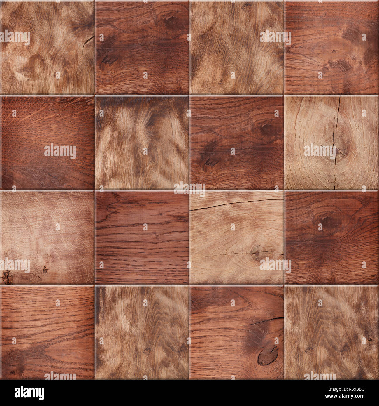 Wooden background, squares in a checkerboard pattern Stock Photo - Alamy