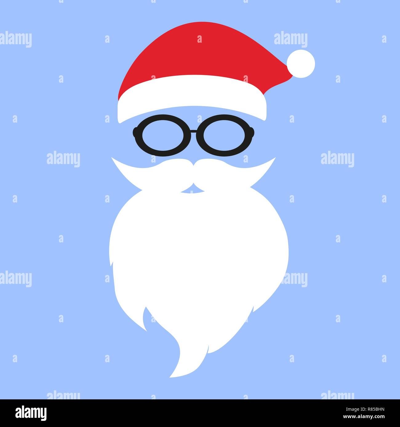 Barba De Santa Para Imprimir Molde De Barba De Santa Claus Etsy