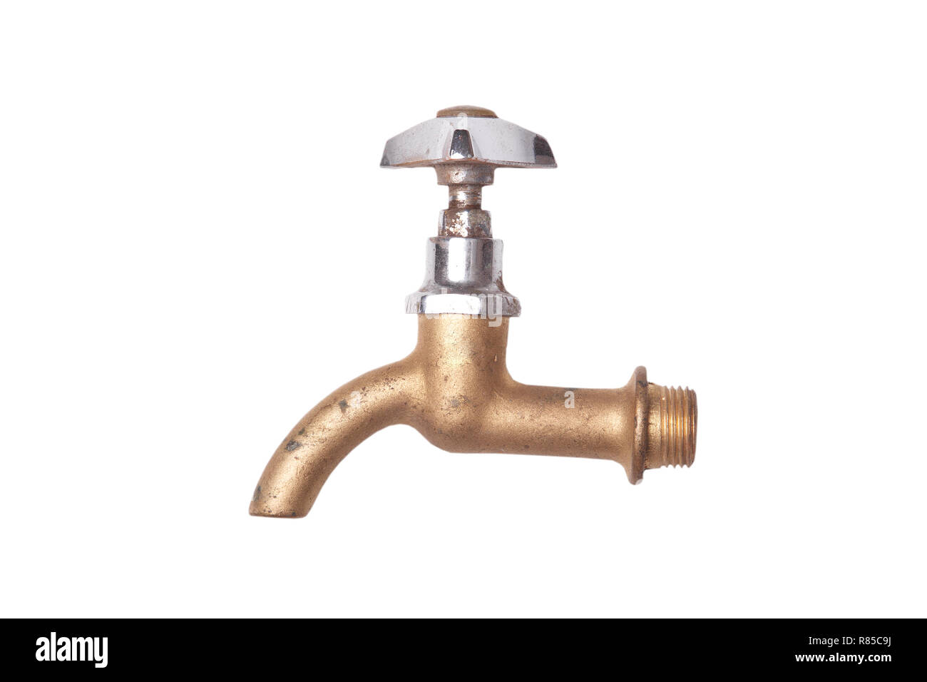 Water tap isolated on white background Stock Photo - Alamy