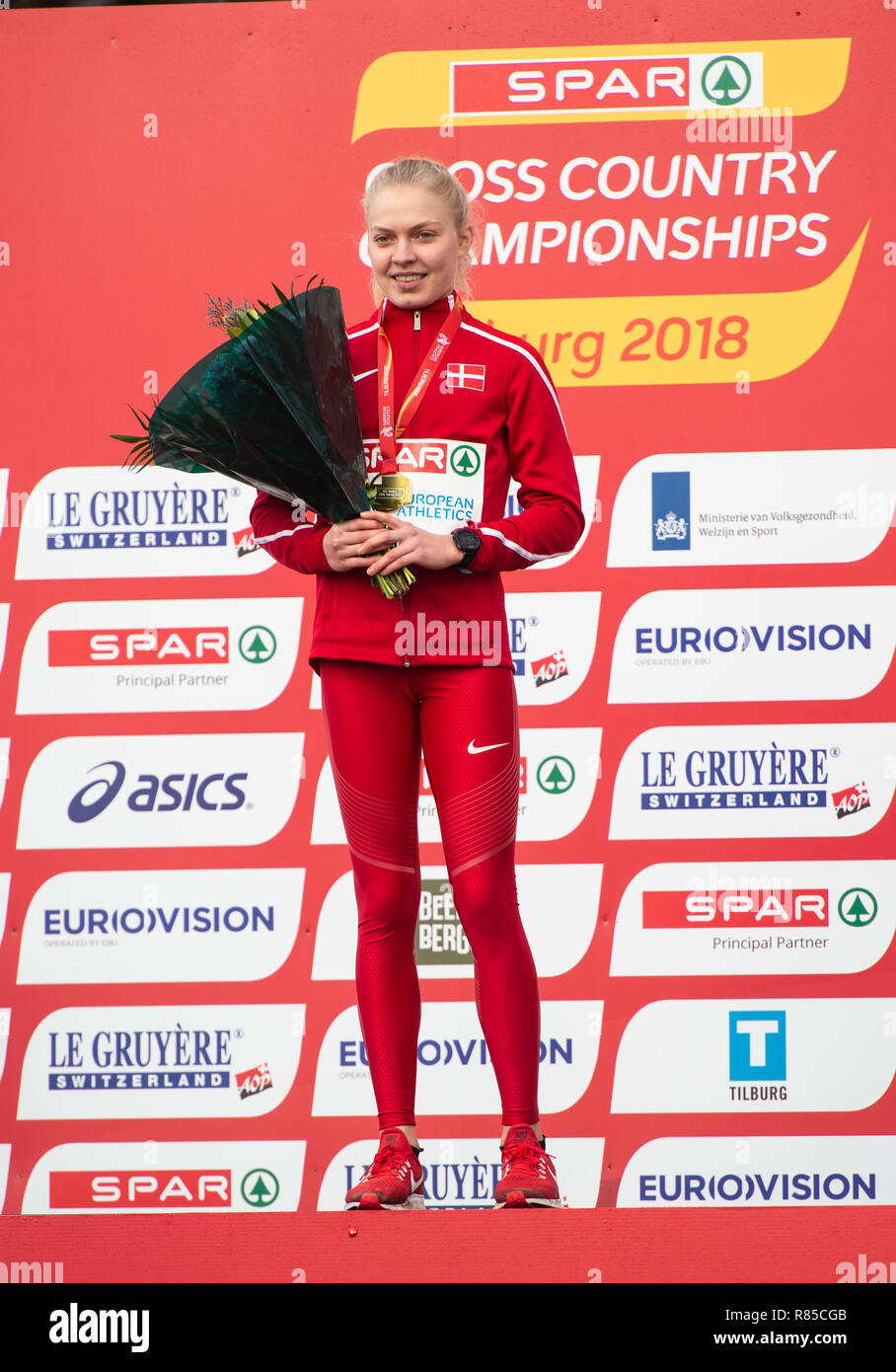 TILBURG-NETHERLANDS.9 DEC: Anna Emilie Moller of Denmark in the U23 ...