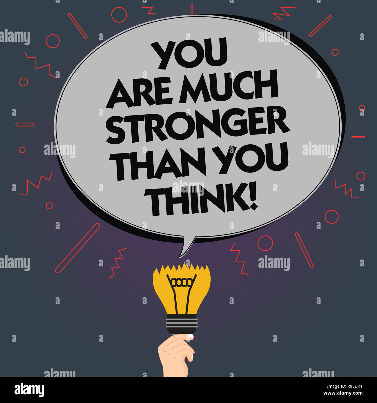 Word writing text You Are Much Stronger Than You Think. Business ...