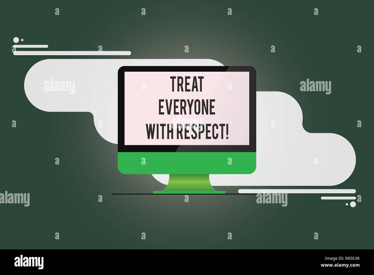 Conceptual hand writing showing Treat Everyone With Respect. Business ...