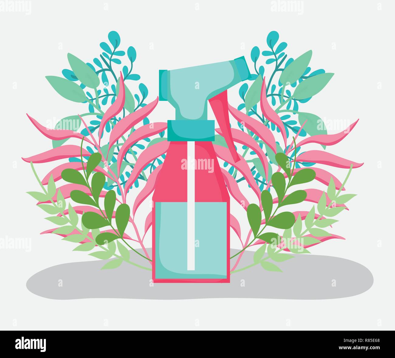 Bottle garden plants Stock Vector Images - Alamy