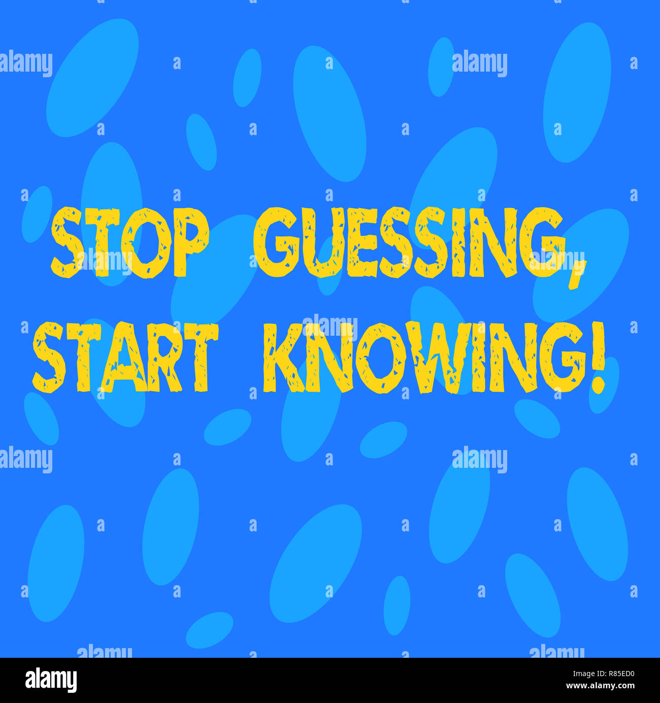 Knowing guessing hi-res stock photography and images - Alamy