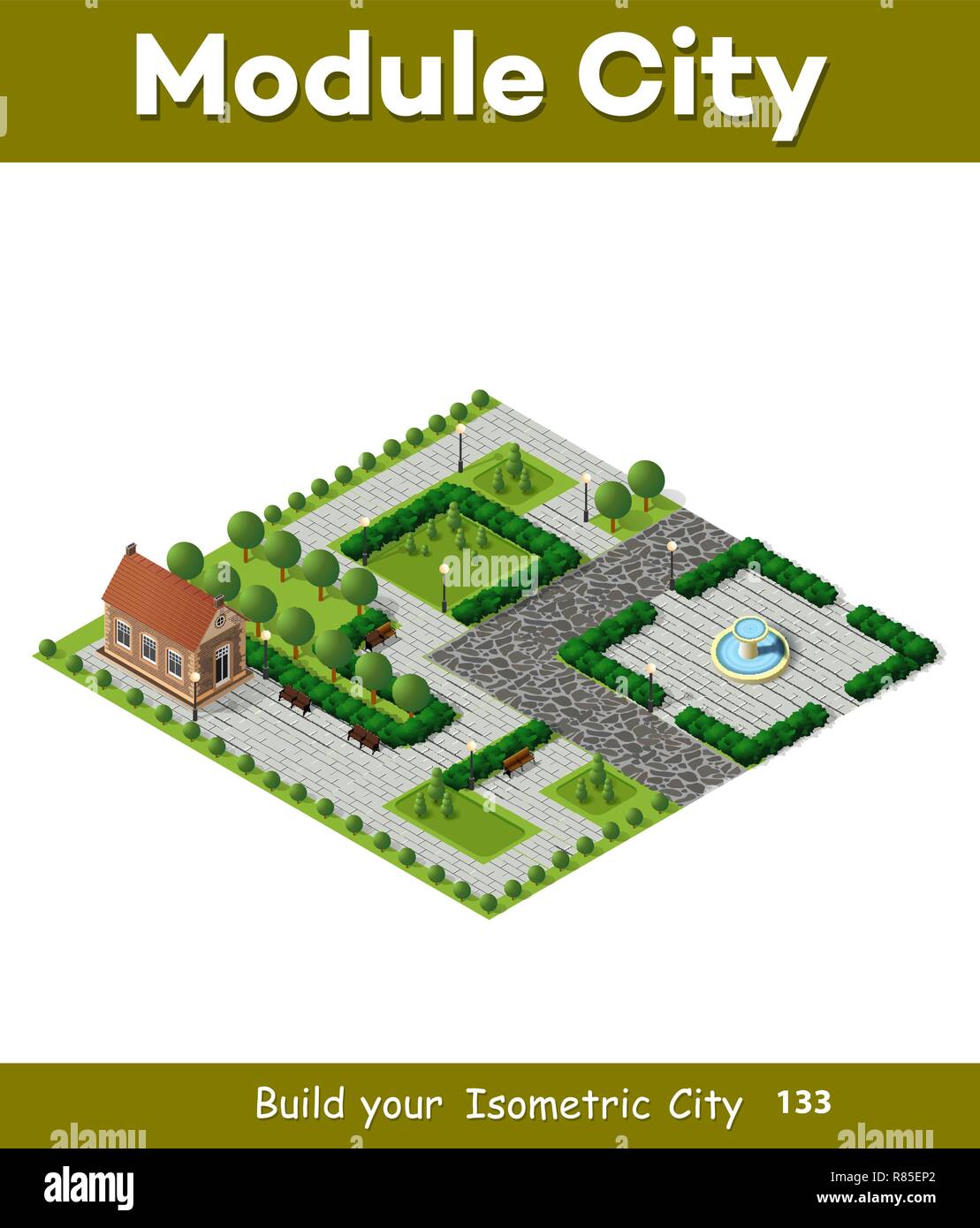 Co educational building Stock Vector Images - Alamy