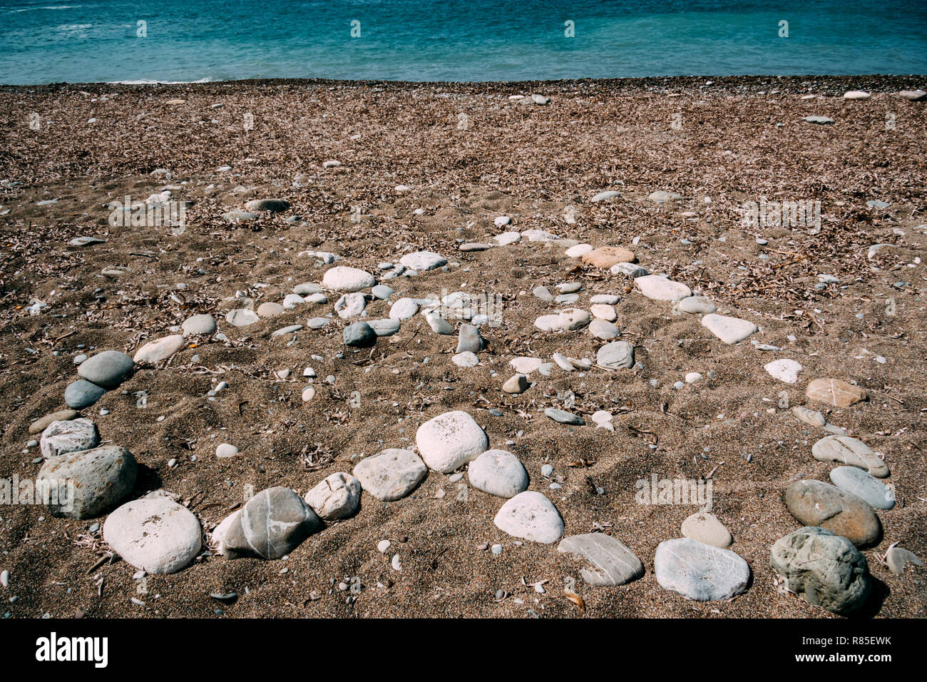 Lara Beach in the Akamas Peninsula, Cyprus Island, Paphos Stock Photo ...