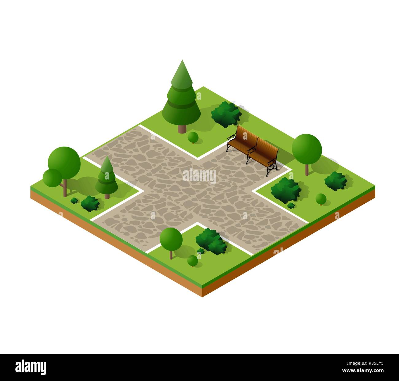 Tree maps Cut Out Stock Images & Pictures - Alamy