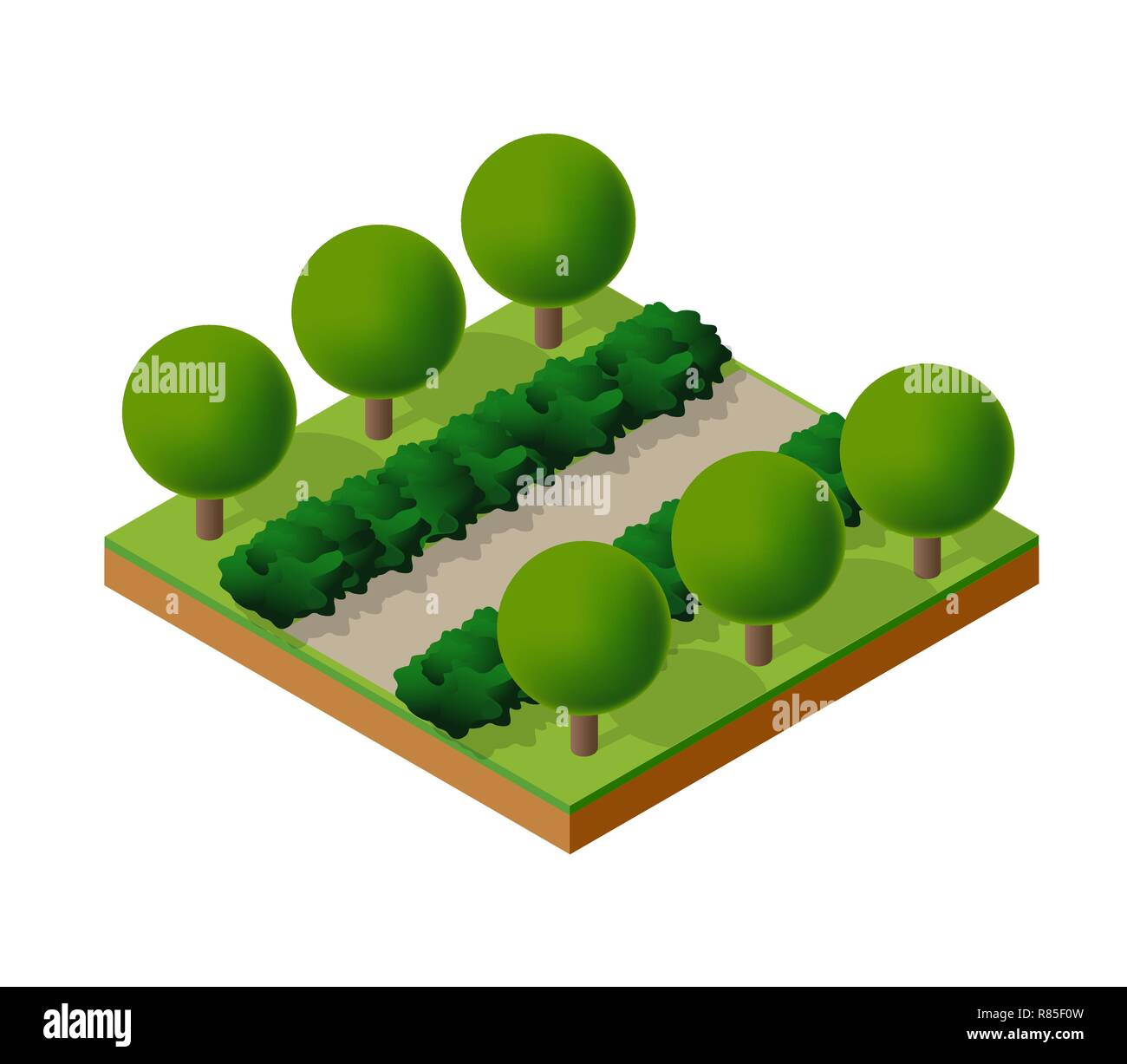 Tree maps Cut Out Stock Images & Pictures - Alamy