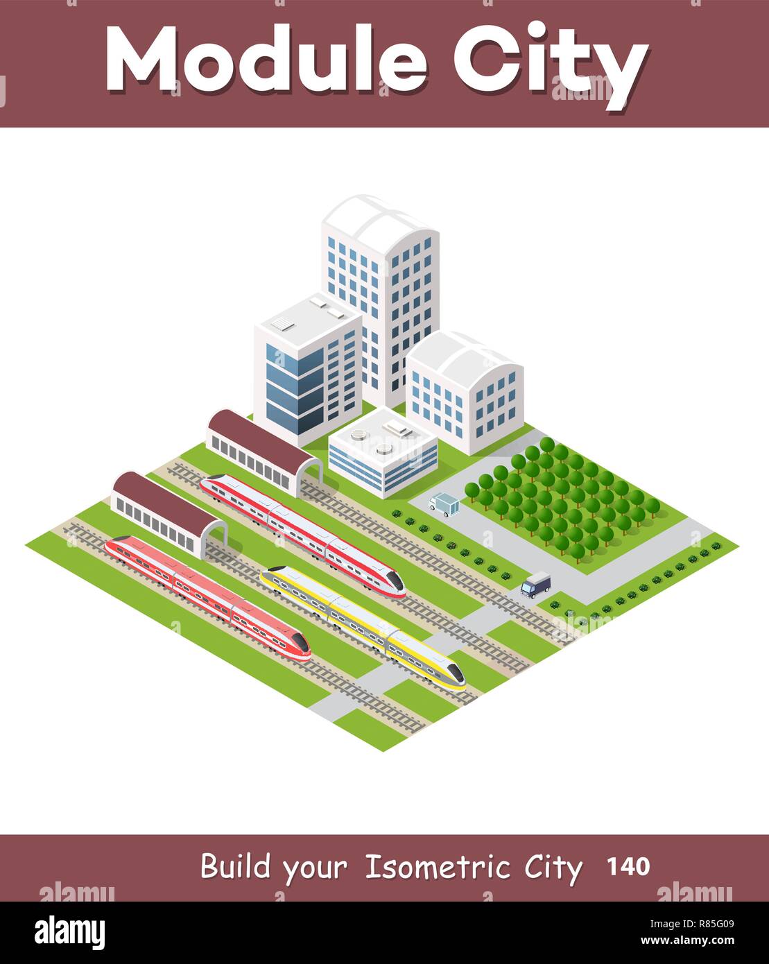 Train tracks Stock Vector Images - Alamy