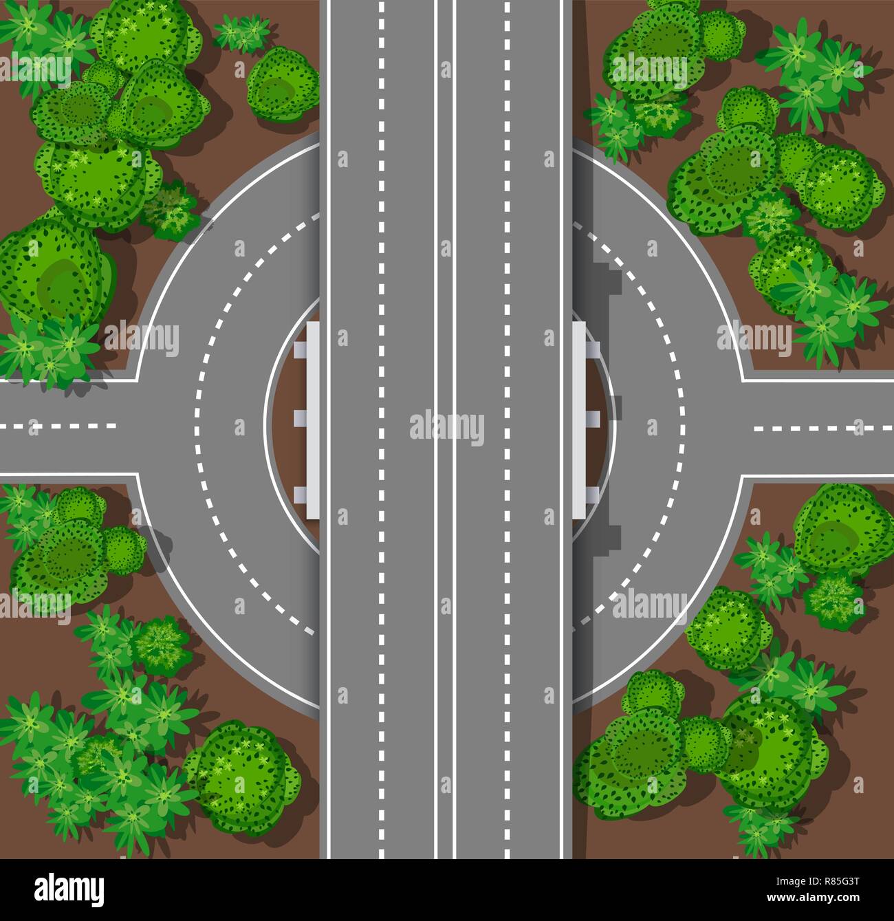 Rush hour traffic busy street Stock Vector Images - Alamy