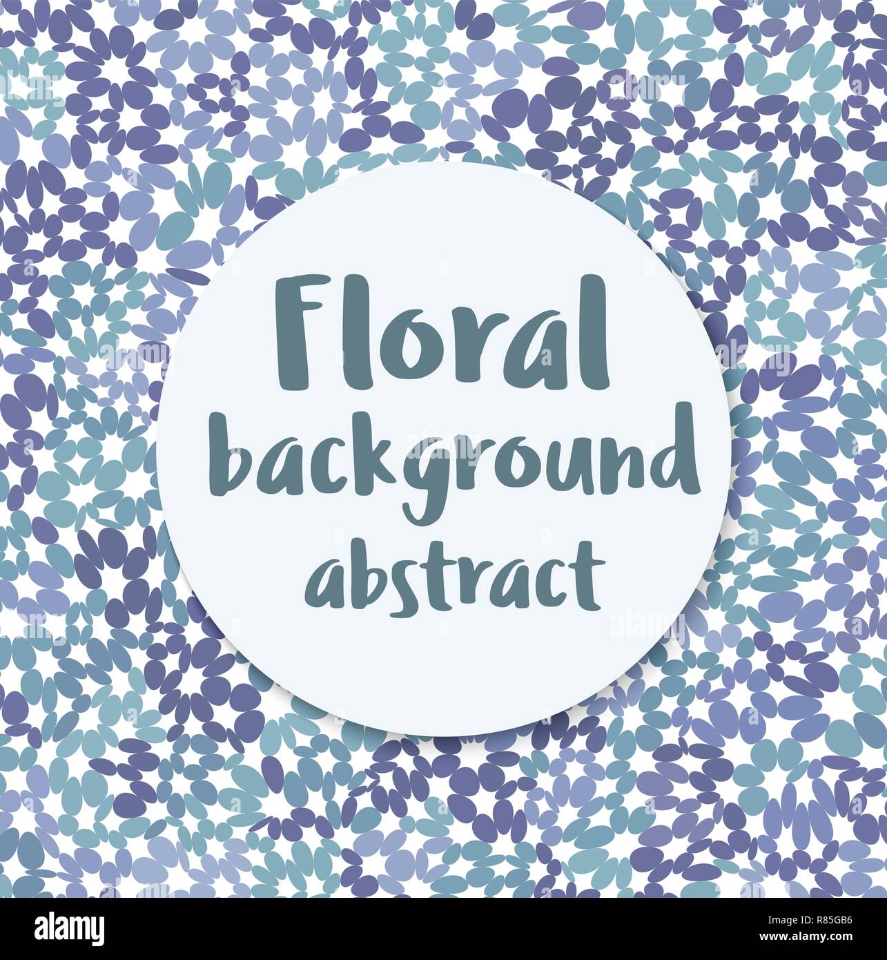 Floral abstract background for presentations, polygraphy and web ...