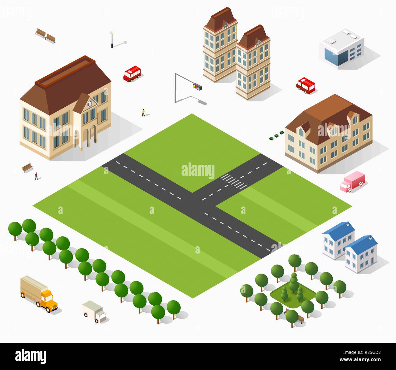 Designing road map Cut Out Stock Images & Pictures - Alamy
