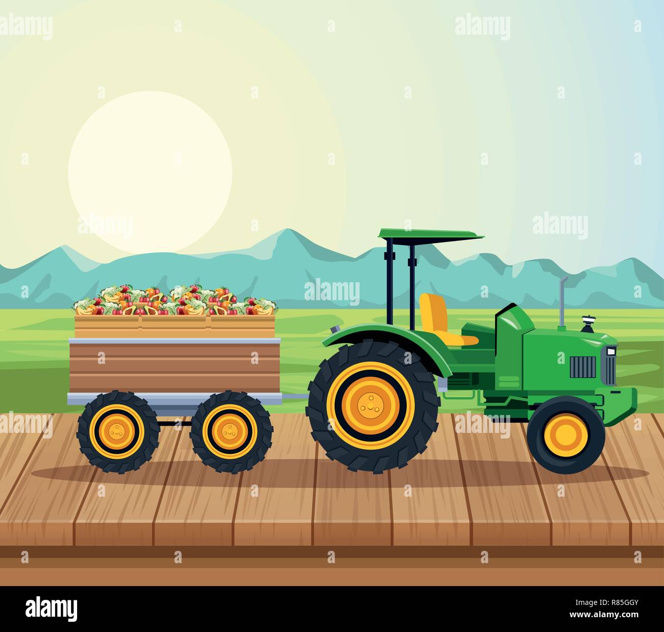 Field avocado Stock Vector Images - Alamy