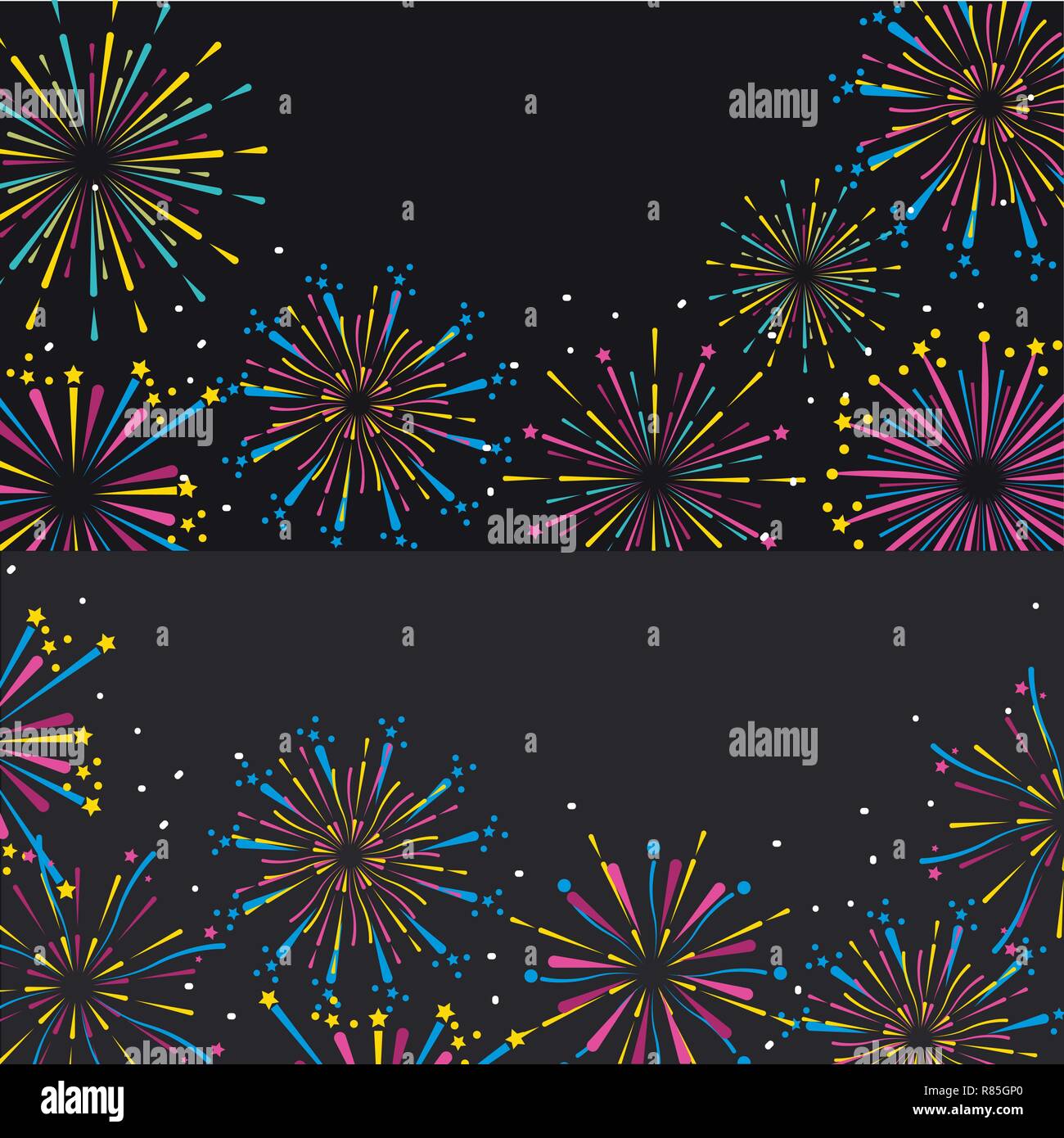 set firework decoration to celebrate event Stock Vector Image & Art - Alamy
