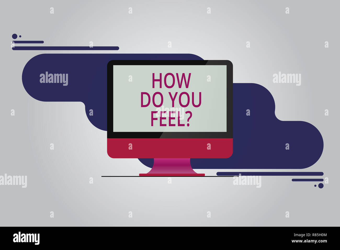 Text sign showing How Do You Feelquestion. Conceptual photo Tell us ...