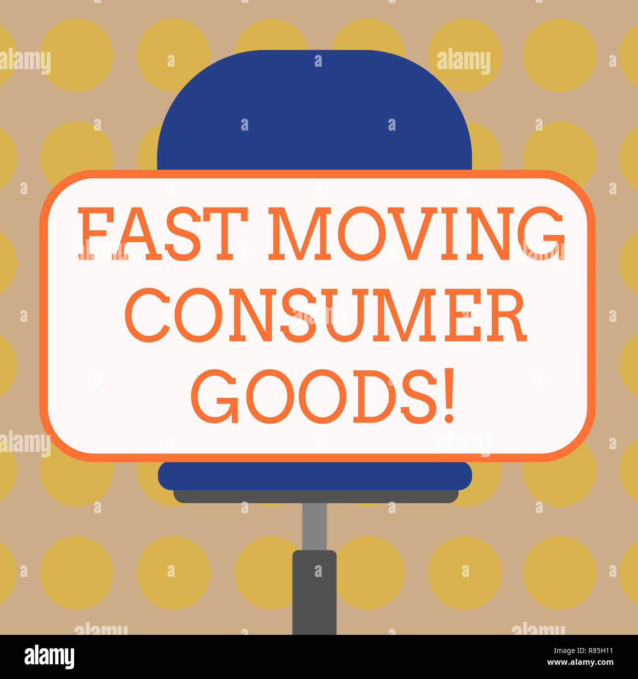 Word writing text Fast Moving Consumer Goods. Business concept for High ...