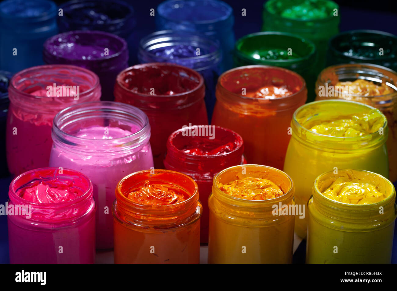 colors of screen printing ink for print on tee shirts and fabric ...