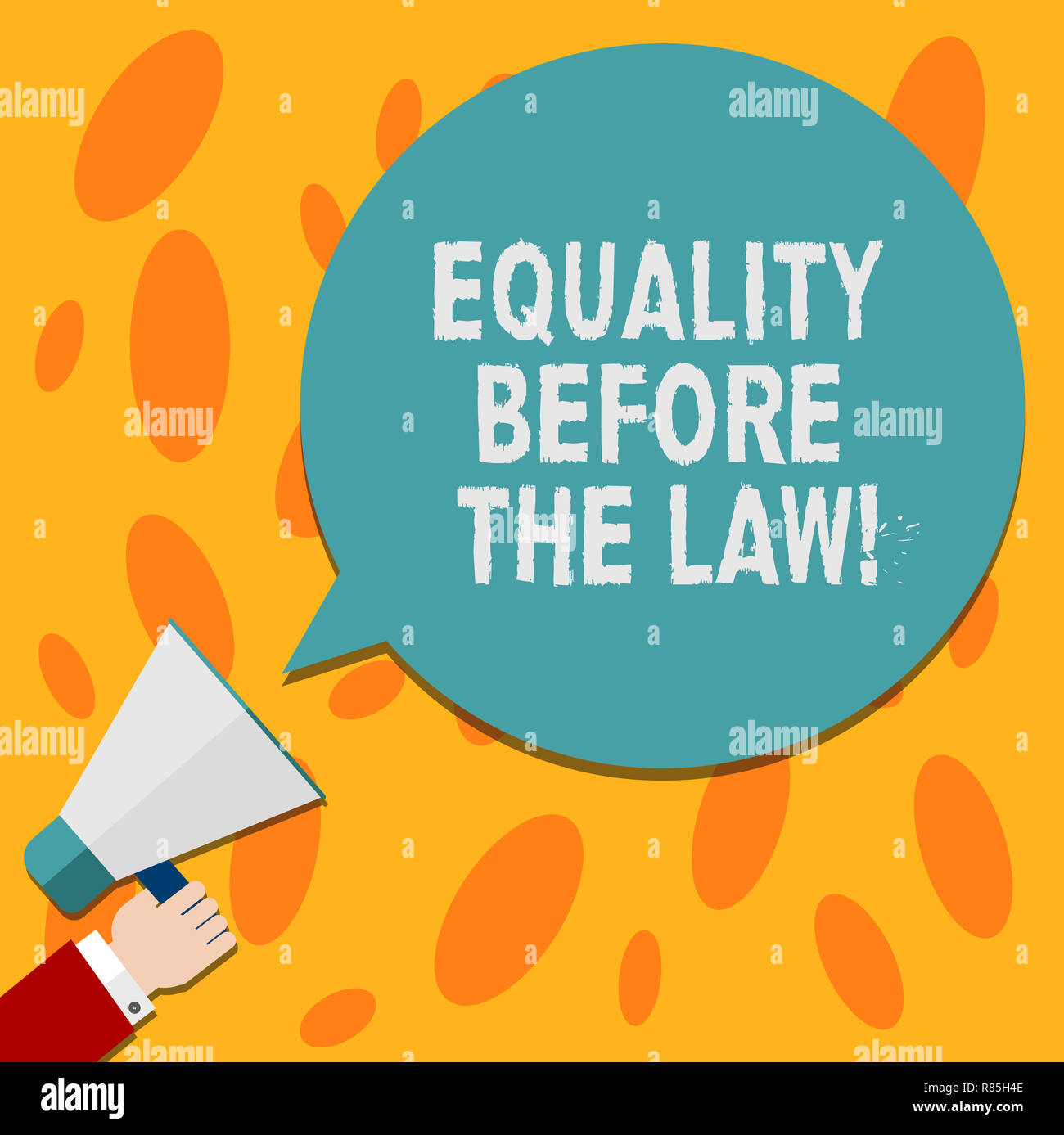Text sign showing Equality Before The Law. Conceptual photo Justice ...