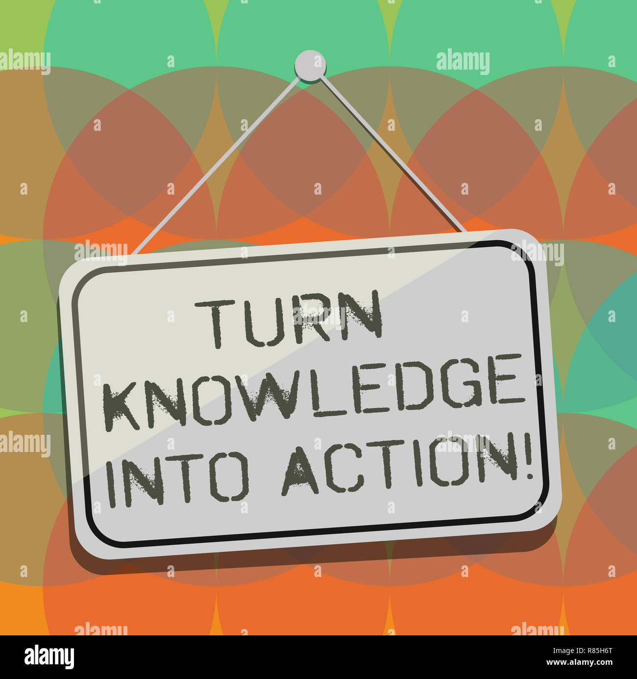 Word writing text Turn Knowledge Into Action. Business concept for ...