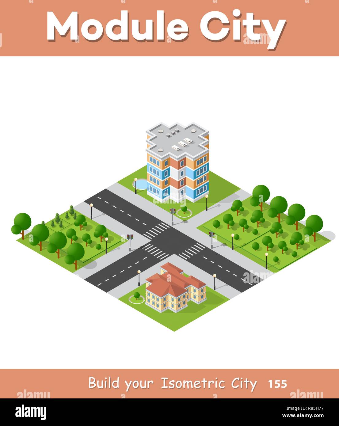 Building blocks, business development Stock Vector Images - Alamy