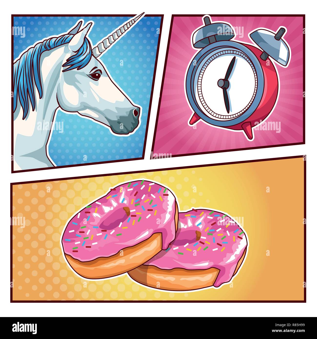 pop art cartoons Stock Vector Image & Art - Alamy