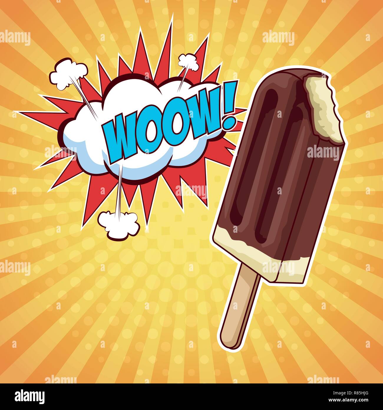 Woow pop art Stock Vector Image & Art - Alamy