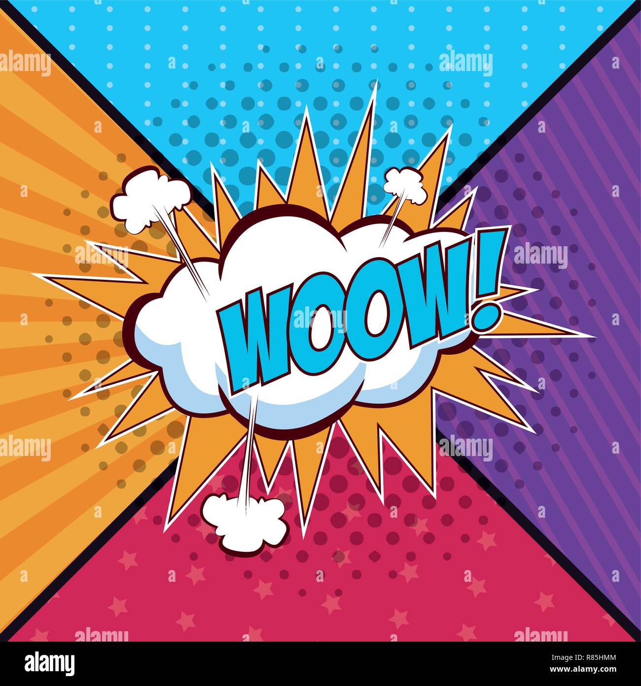 Woow pop art concept concept Stock Vector Image & Art - Alamy