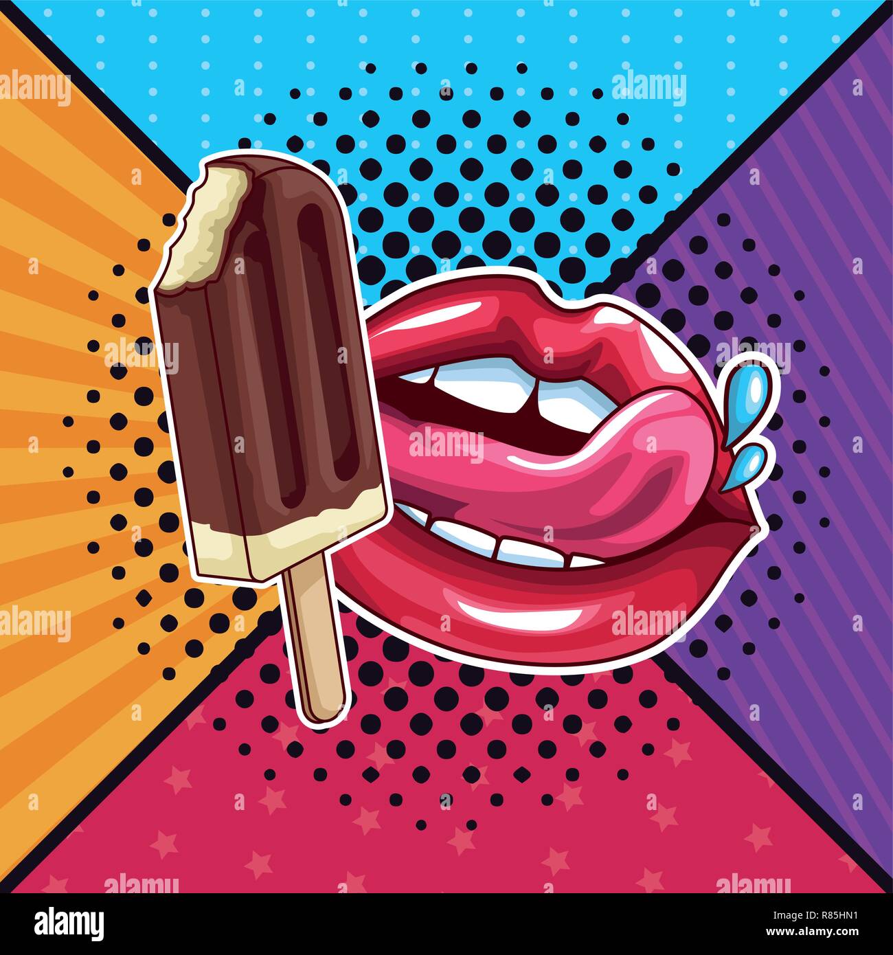 Pop art cartoons Stock Vector Image & Art - Alamy