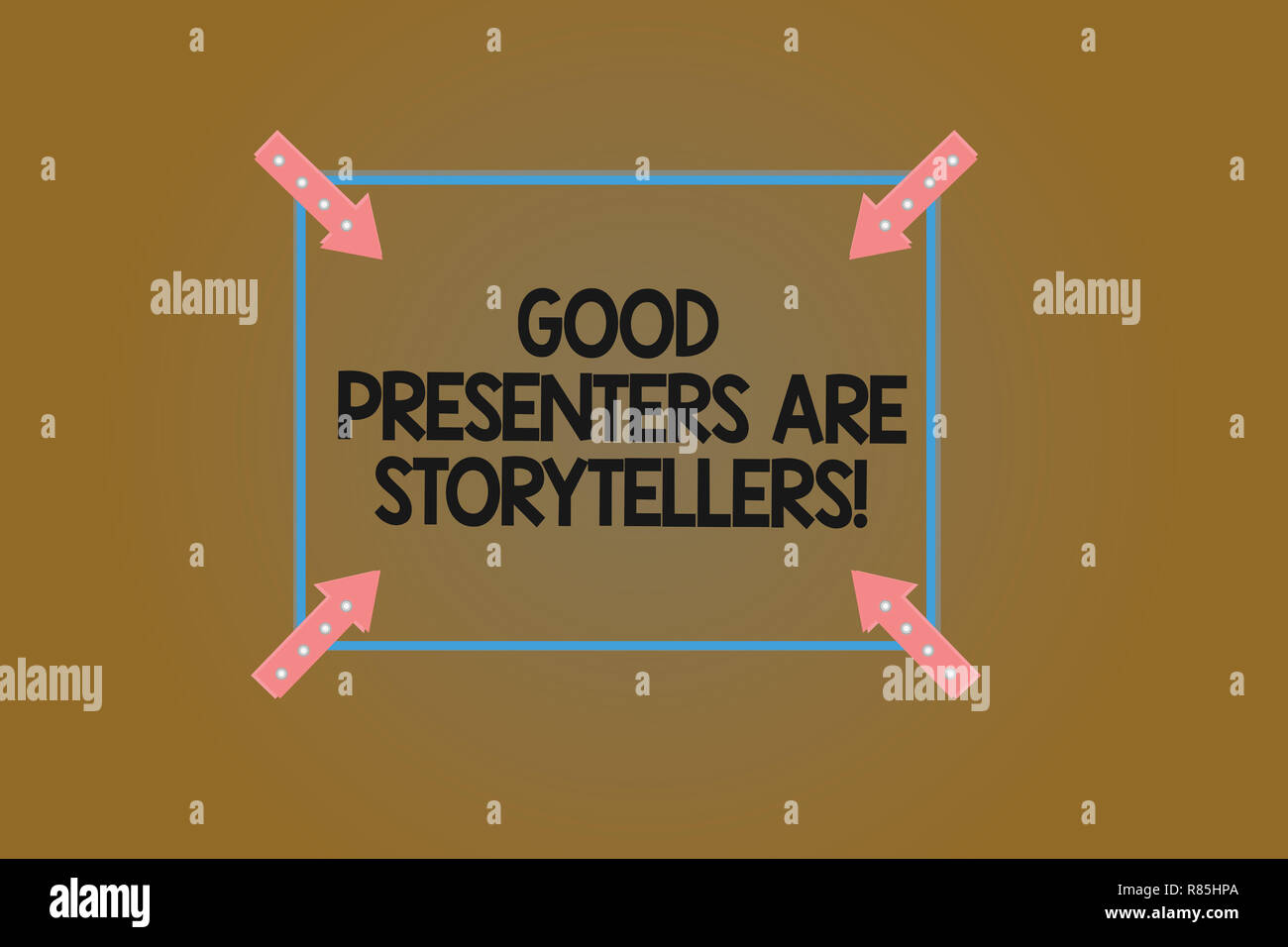 Text sign showing Good Presenters Are Storytellers. Conceptual photo ...