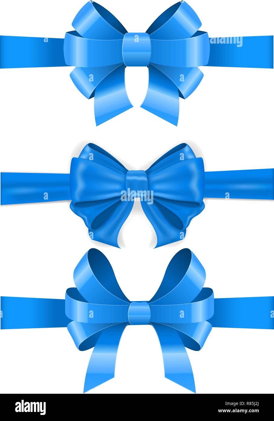 Set bows Stock Vector Images - Alamy