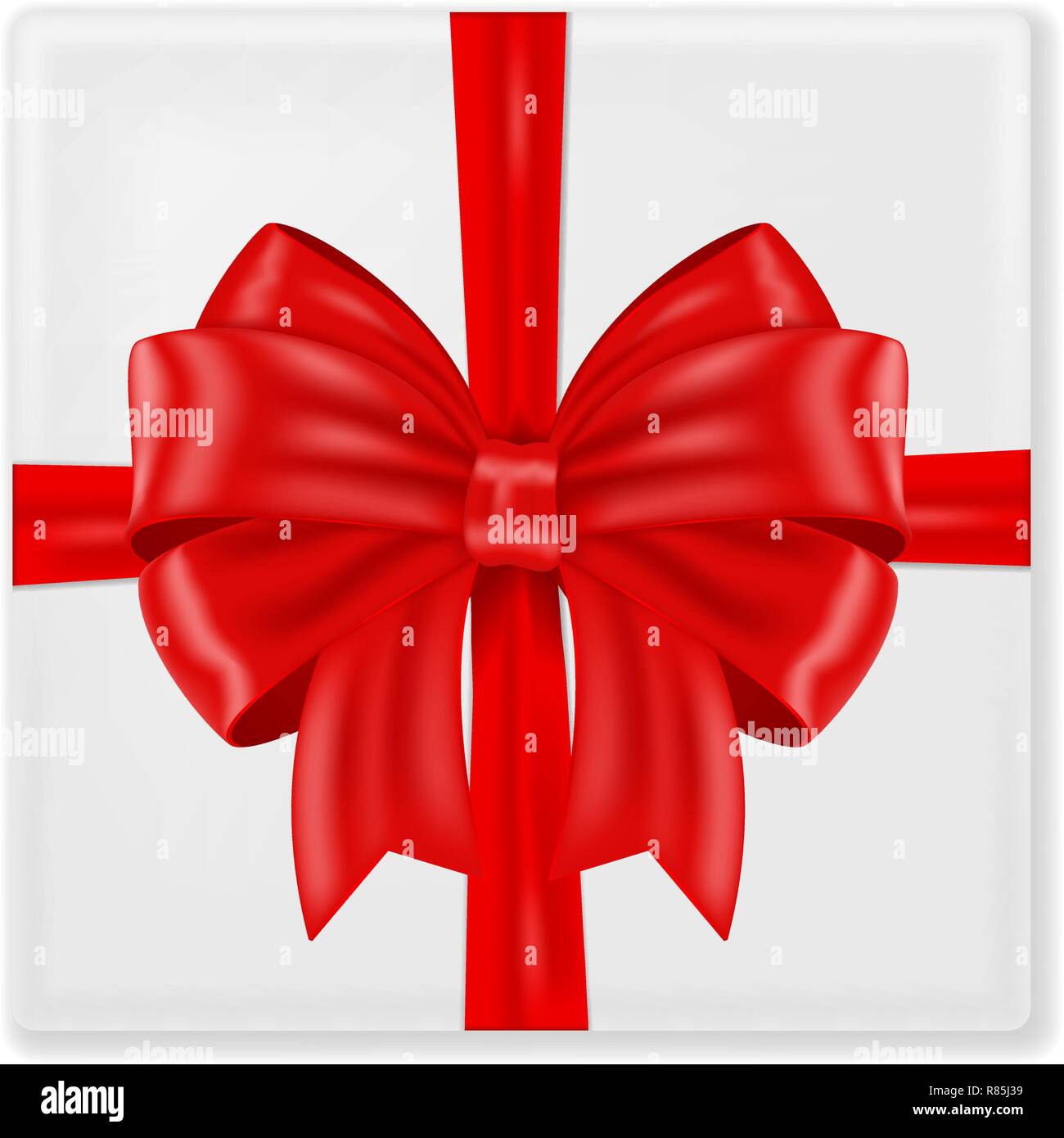 Present wrapped bow Stock Vector Images - Alamy