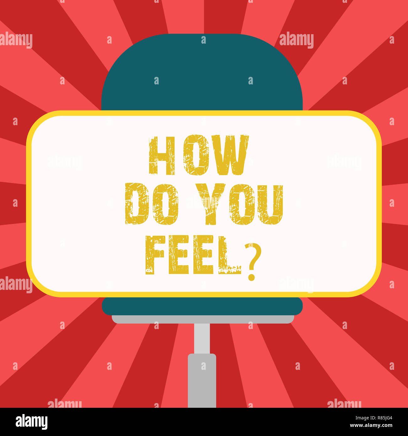 Conceptual hand writing showing How Do You Feelquestion. Business photo ...