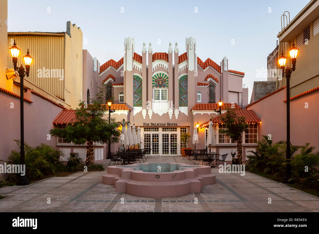 Fox Delicias Hotel, Ponce, Puerto Rico Stock Photo - Alamy