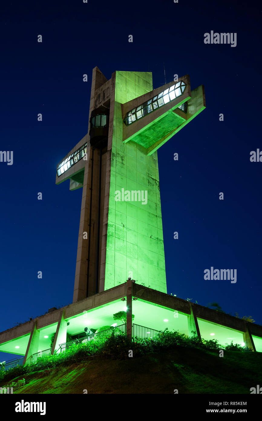 La Cruceta del Vigia (The Lookout's Crosspiece) at twilight, Ponce ...