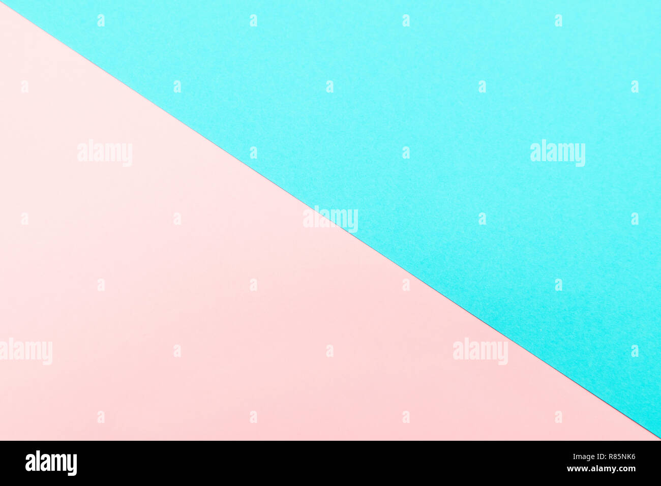 Pink and turquoise color paper texture background. Trend colors ...