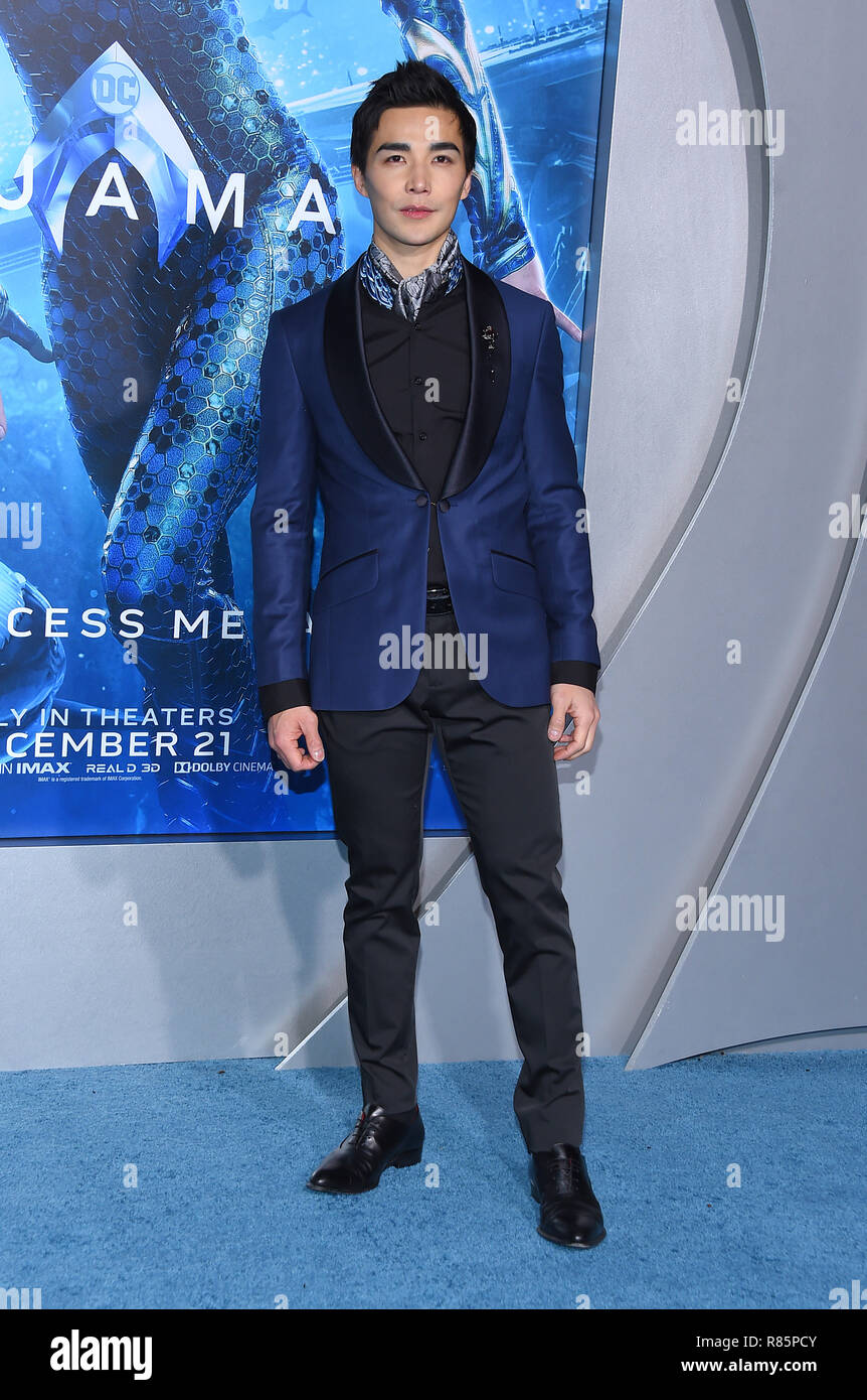 Hollywood, California, USA. 12th Dec, 2018. Ludi Lin arrives for the ...