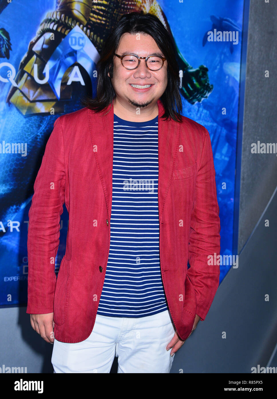 Los Angeles, USA. 12th Dec 2018. Kevin Kwan arrives at the Premiere Of ...