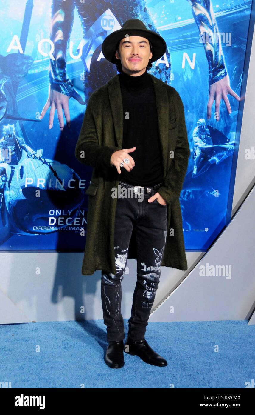 Los Angeles, USA. 12th Dec 2018. Actor Ryan Potter attends the Premiere ...