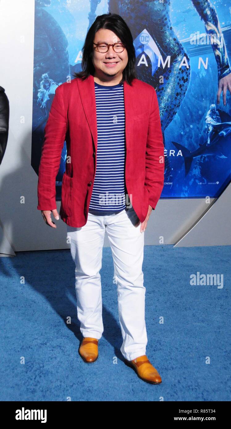 Los Angeles, USA. 12th Dec 2018. Novelist Kevin Kwan attends the ...