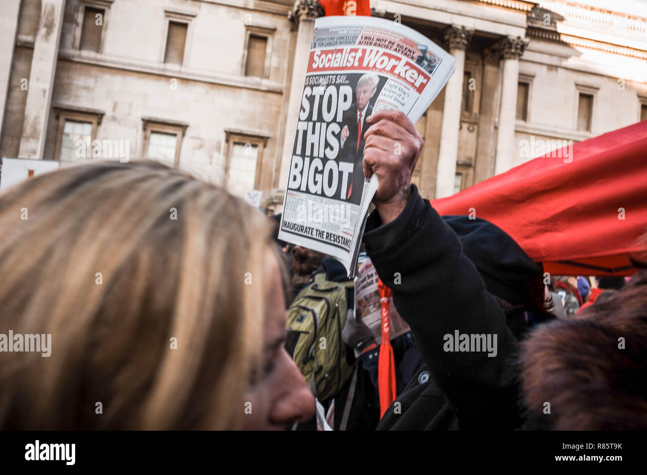 Newspaper headline protest hi-res stock photography and images - Alamy