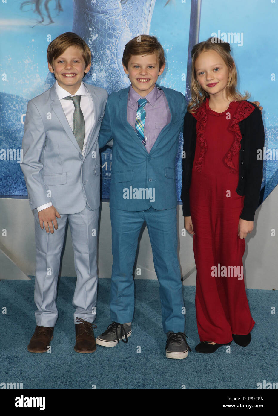Hollywood, Ca. 12th Dec, 2018. Cameron Crovetti, Nicholas Crovetti, Ivy ...