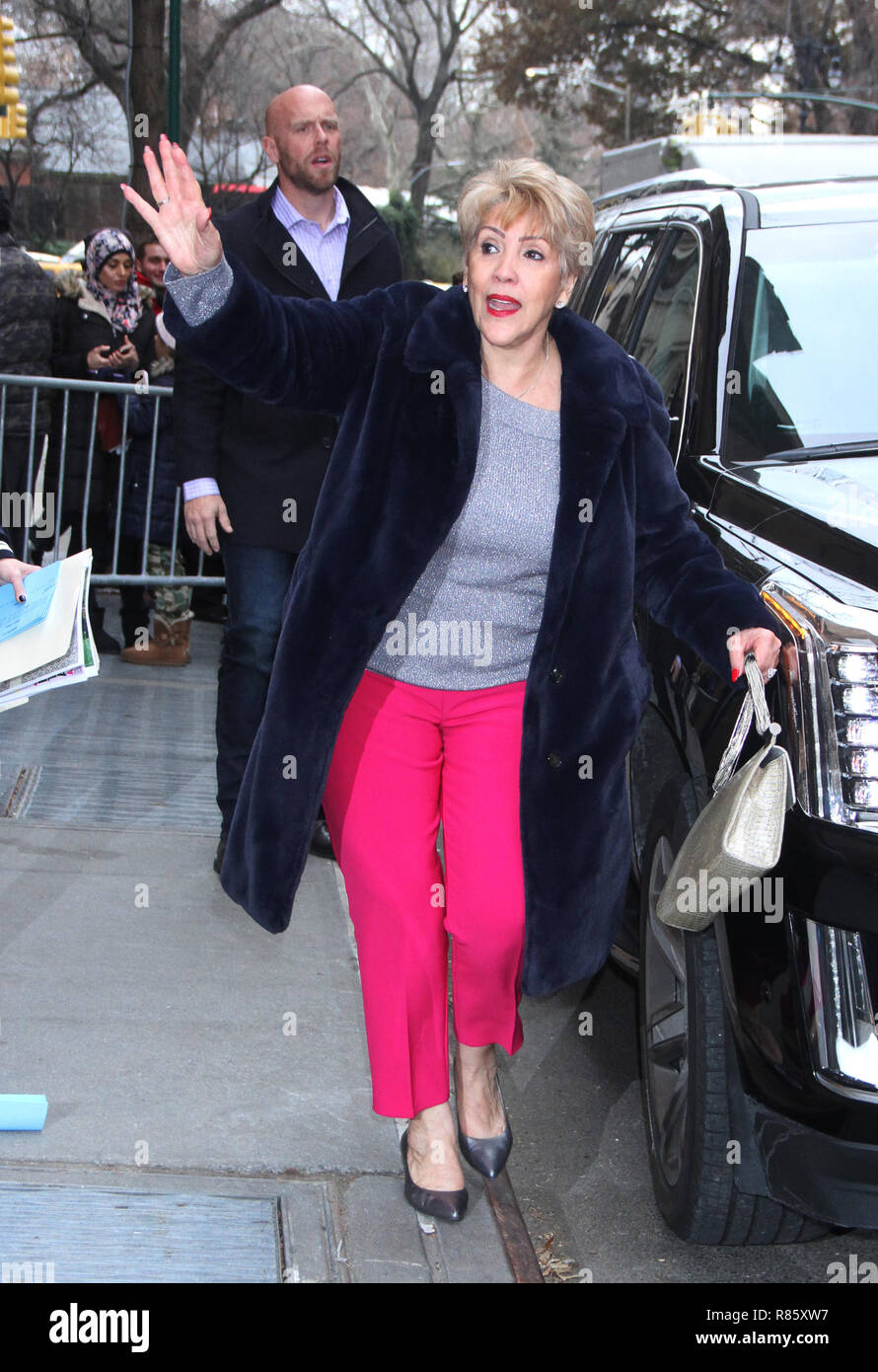 New York, NY, USA. 12th Dec, 2018. Guadalupe Rodriguez seen exiting The ...