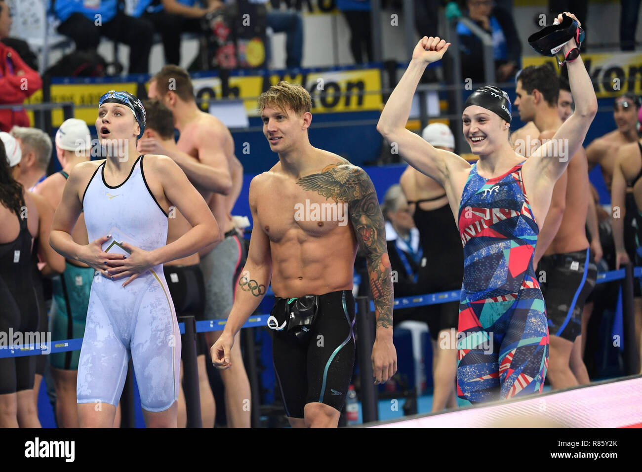 4x50m medley relay mixed final hi-res stock photography and images - Alamy
