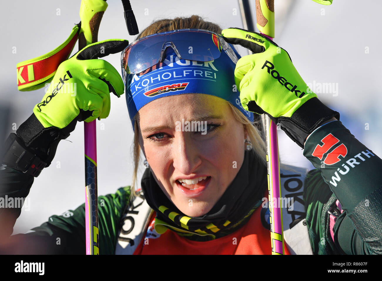 Anna WEIDEL (GER), on the shooting range, action, single image, single ...