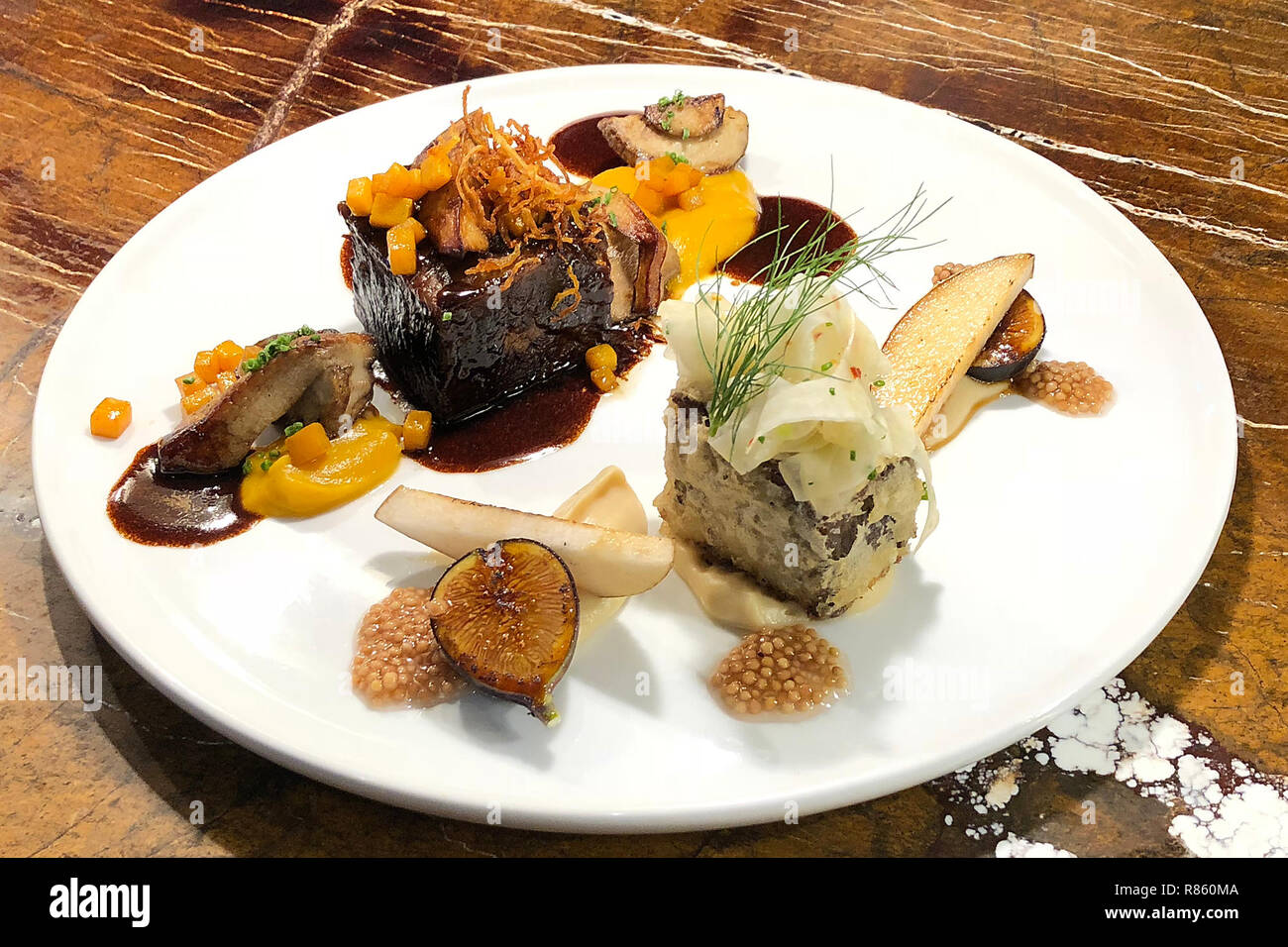 Napa, CA, USA. 26th Oct, 2018. Morimoto Napa Executive Chef Sean Massey ...