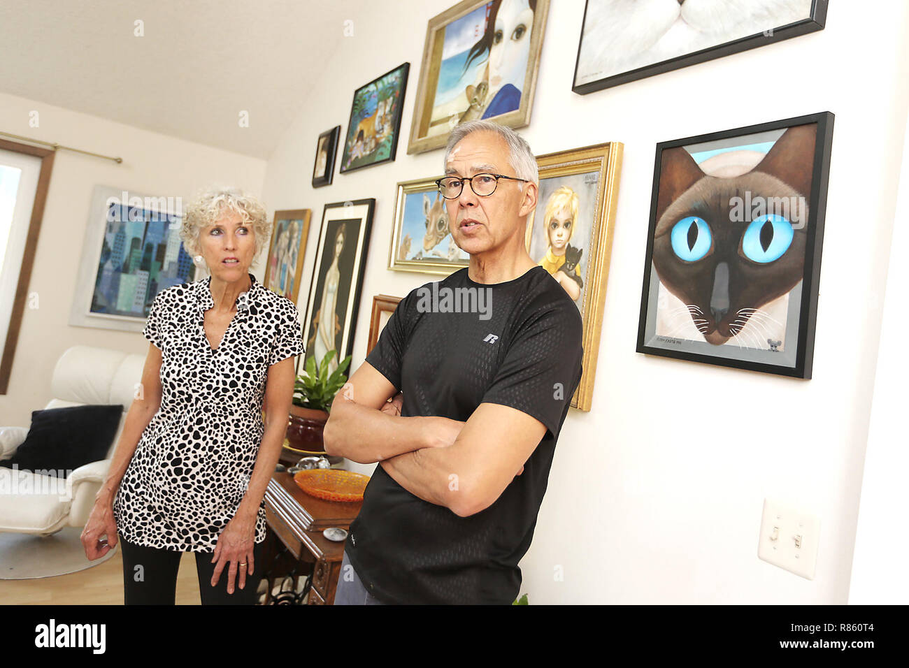 Napa, CA, USA. 5th Nov, 2018. Jane Swigert, left, and husband Don ...