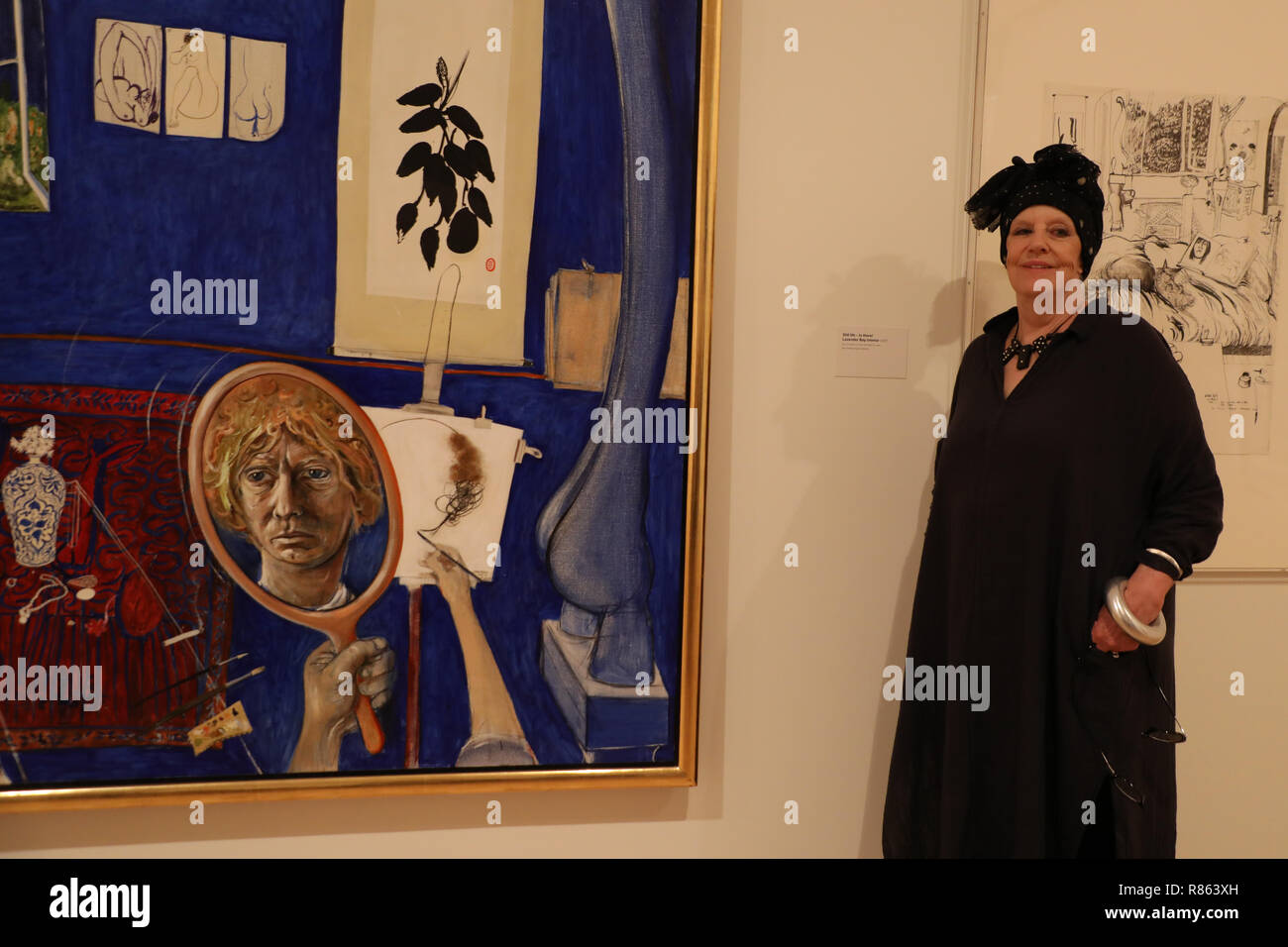 Sydney, Australia. 14th December 2018. Pictured: Wendy Whiteley (artist ...