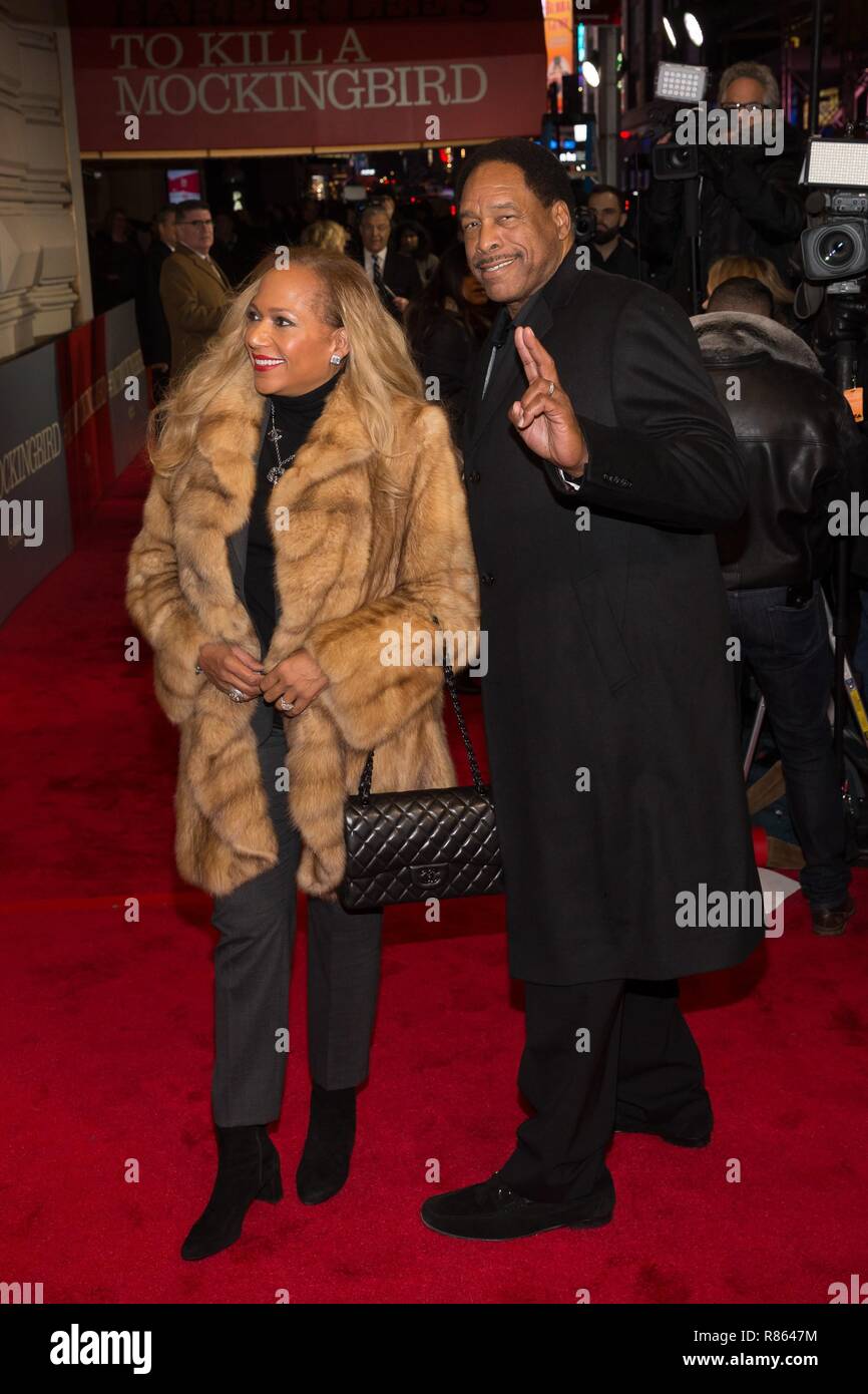 New York, NY, USA. 13th Dec, 2018. Tonya Turner, Dave Winfield in ...