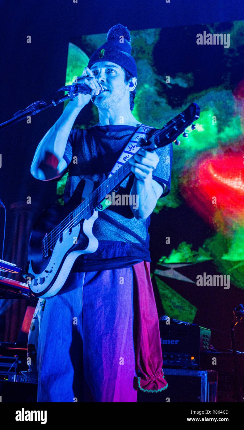 London, England, 13.12.2018. Andrew VanWyngarden, lead singer and ...