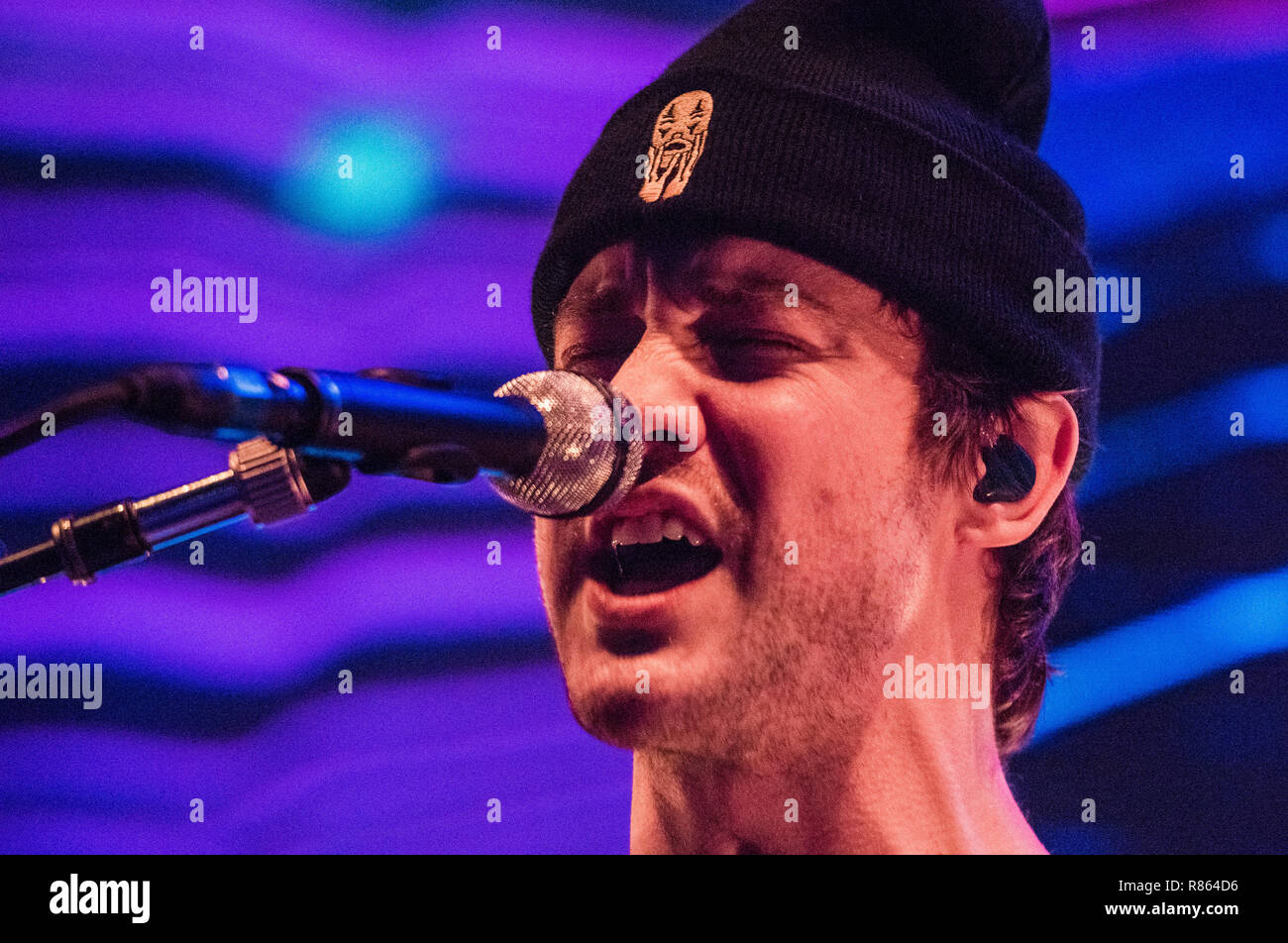 London, England, 13.12.2018. Andrew VanWyngarden, lead singer and ...